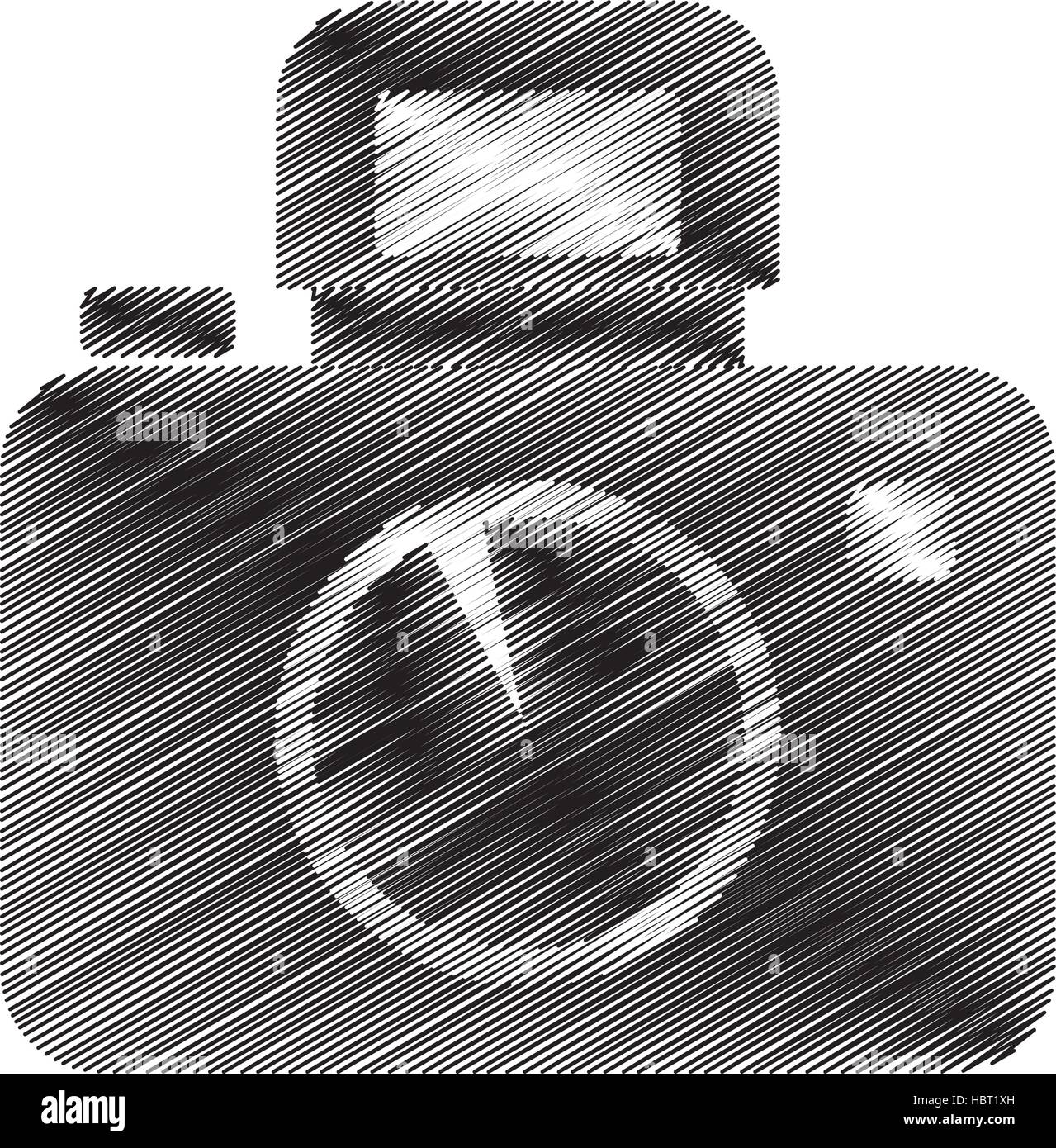 hand draw photographic camera digital Stock Vector Image & Art - Alamy