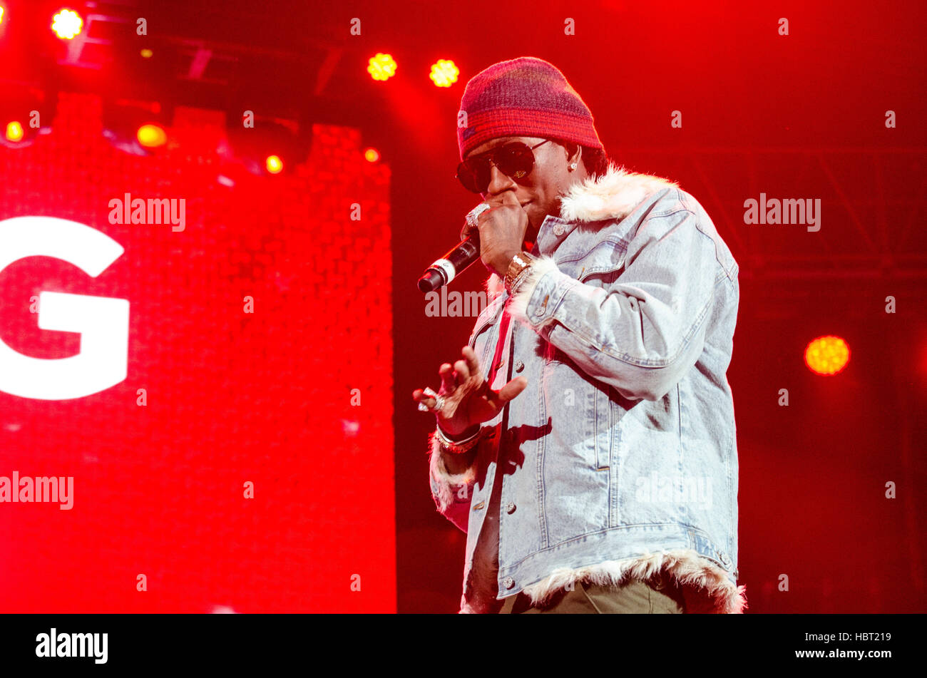 Rapper Young Thug performs at Hot 97's Hot For The Holidays concert at ...