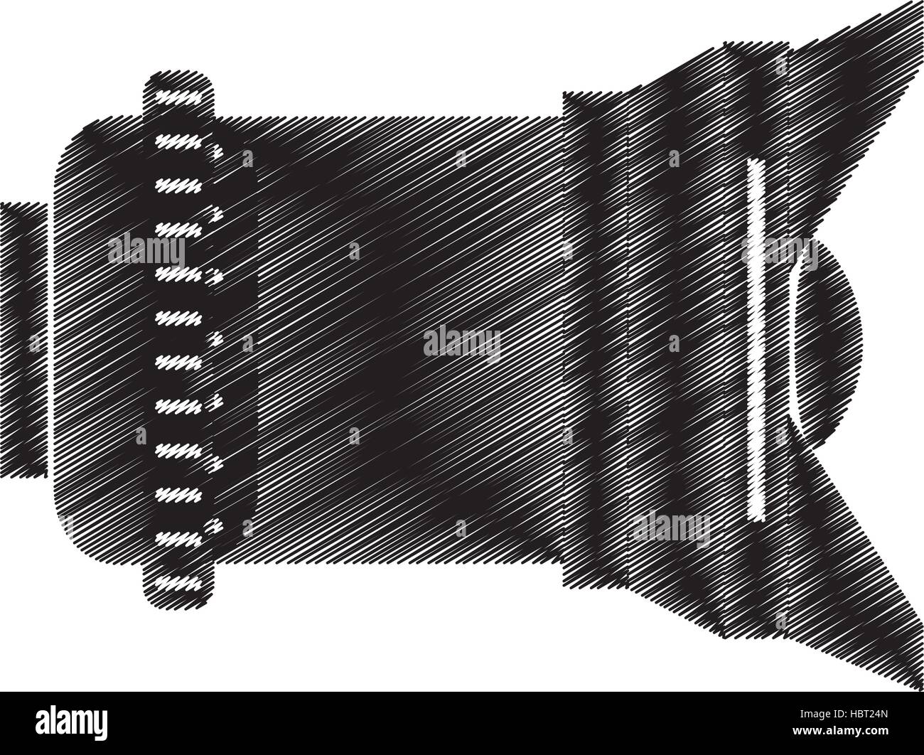 hand drawing lens photo camera icon Stock Vector Image & Art - Alamy