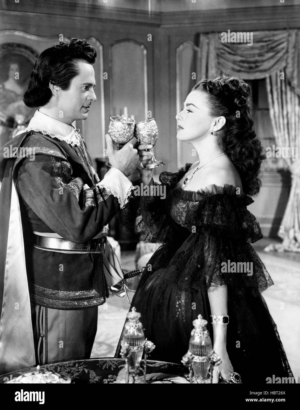 THE GALLANT BLADE, from left, Larry Parks, Marguerite Chapman, 1948 ...