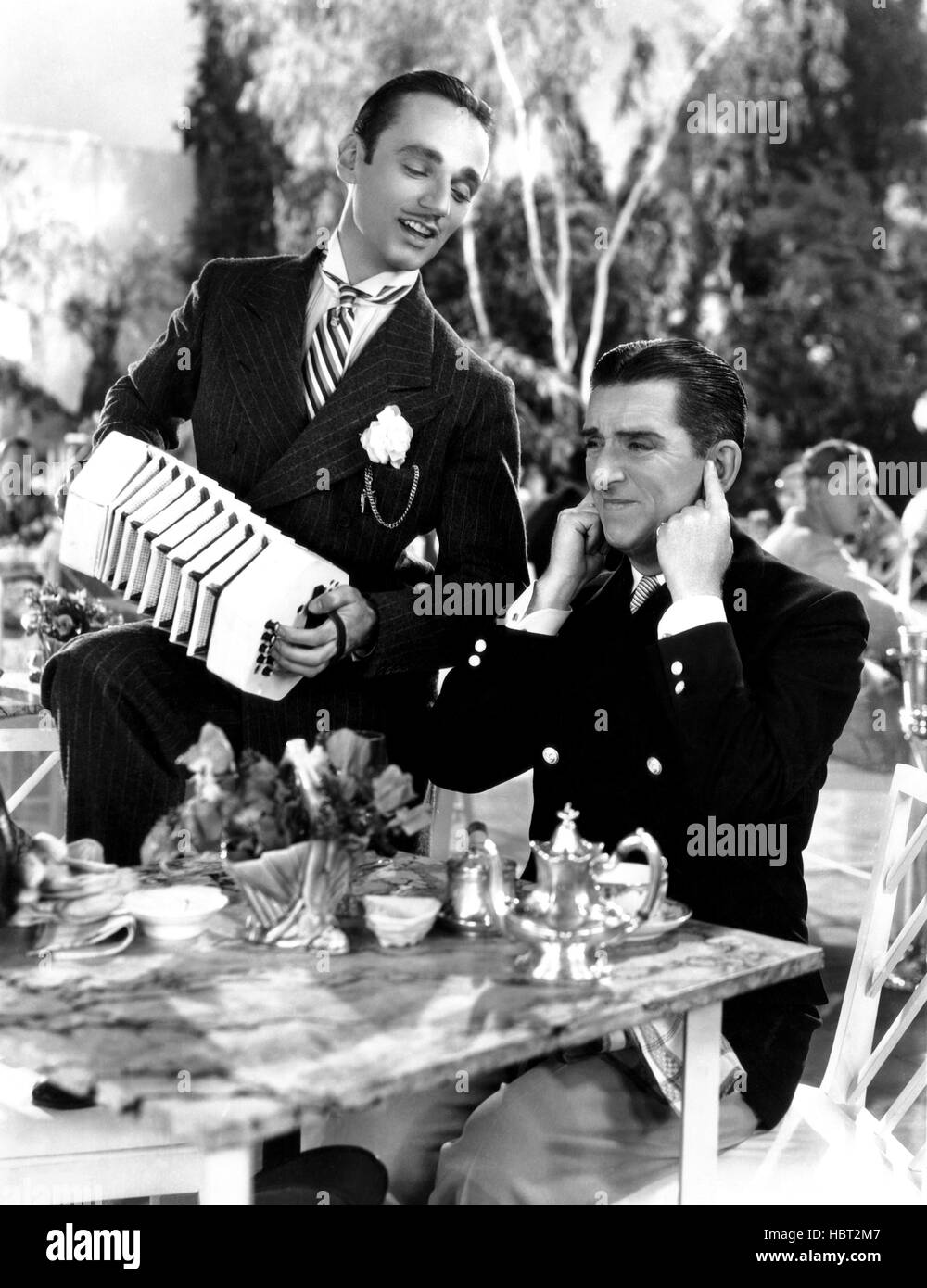 THE GAY DIVORCEE, Erik Rhodes, Edward Everett Horton, 1934 Stock Photo ...