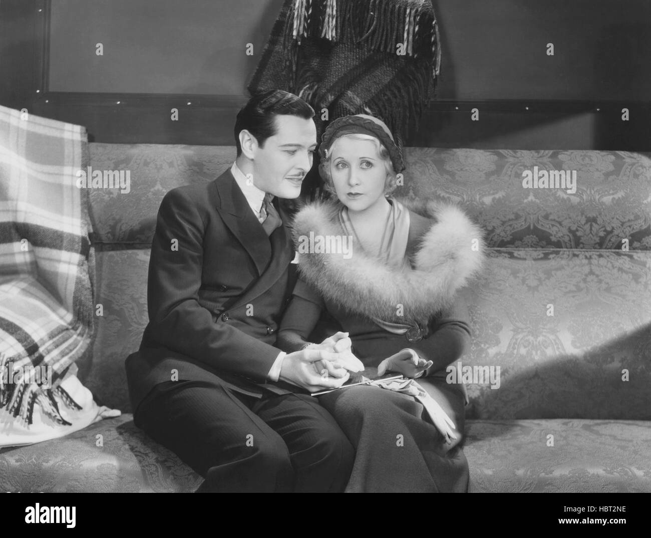 THE GAY DIPLOMAT, from left: Ivan Lebedeff, Genevieve Tobin, 1931 Stock ...