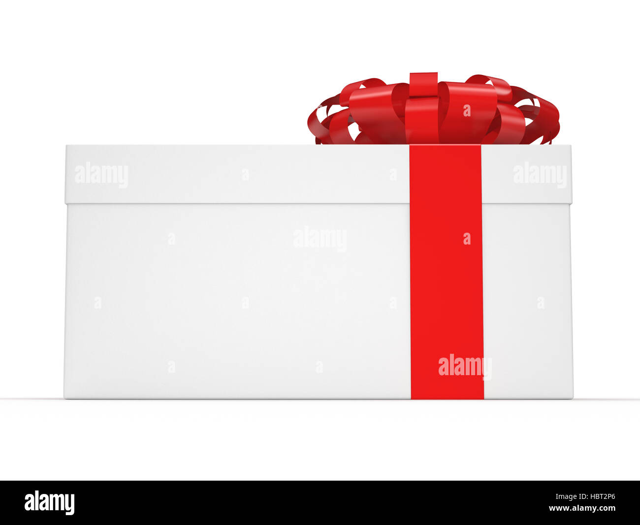 White gift box Stock Photo - Alamy