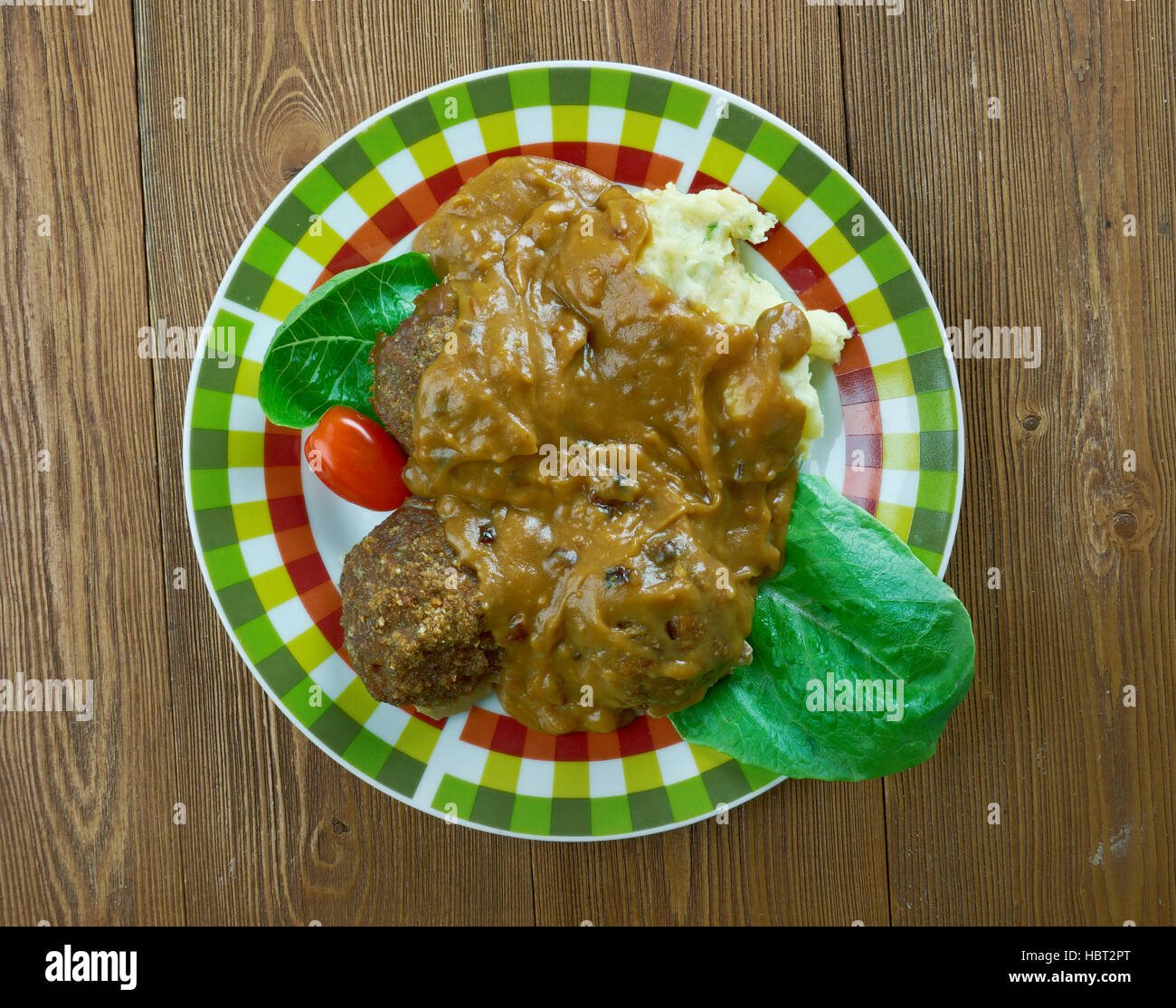 Welsh Faggots ,Welsh-Style Pork Meatballs in a buttery caramelized ...