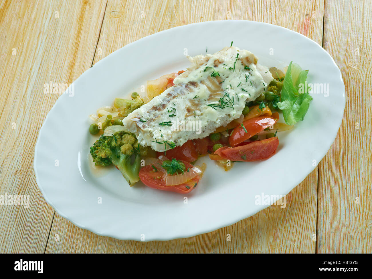Acadian Cod .fish Acadian Style Stock Photo - Alamy