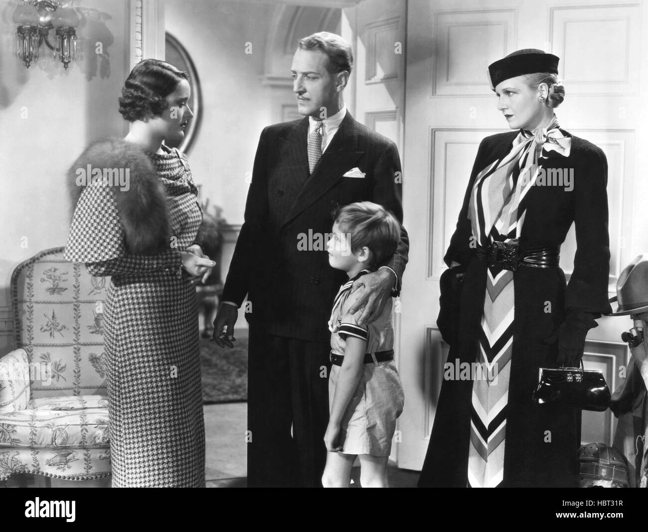 GALLANT LADY, from left: Betty Lawford, Otto Kruger, Dickie Moore, Ann ...