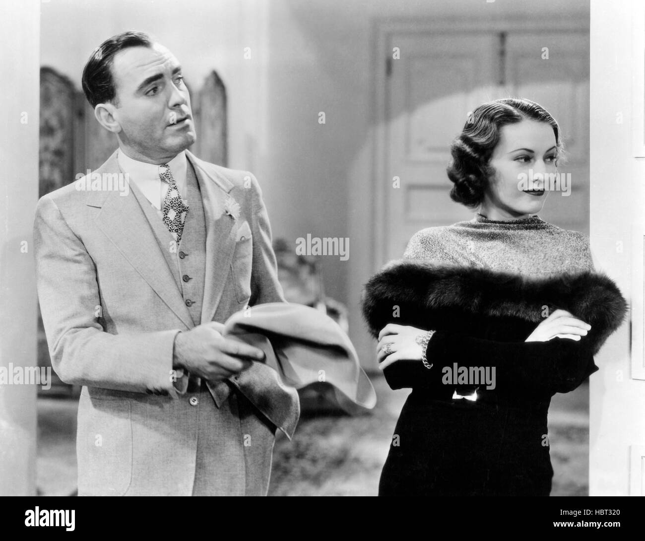 GAMBLING LADY, Pat O'Brien, Barbara Stanwyck, 1934 Stock Photo - Alamy