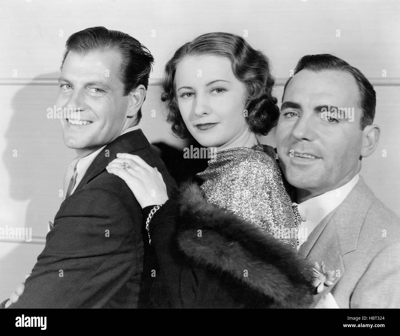 GAMBLING LADY, Joel McCrea, Barbara Stanwyck, Pat O'Brien, 1934 Stock ...