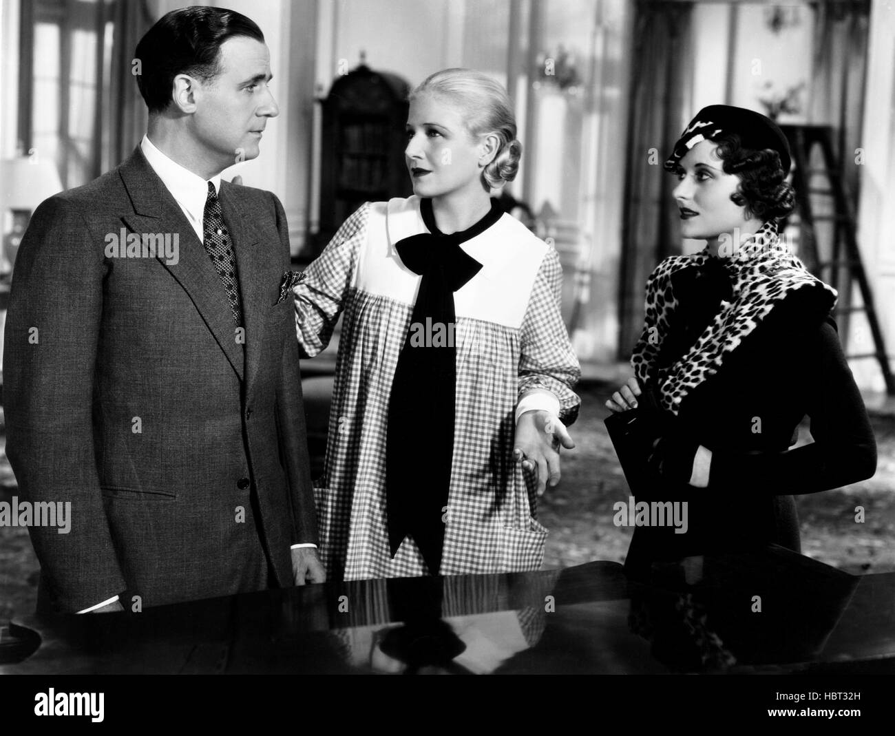 GALLANT LADY, from left, Tullio Carminati, Ann Harding, Betty Lawford ...