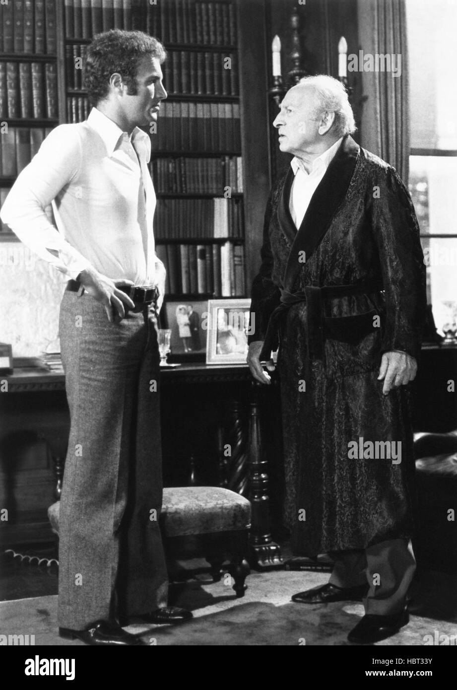 THE GAMBLER, from left: James Caan, Morris Carnovsky, 1974 Stock Photo ...