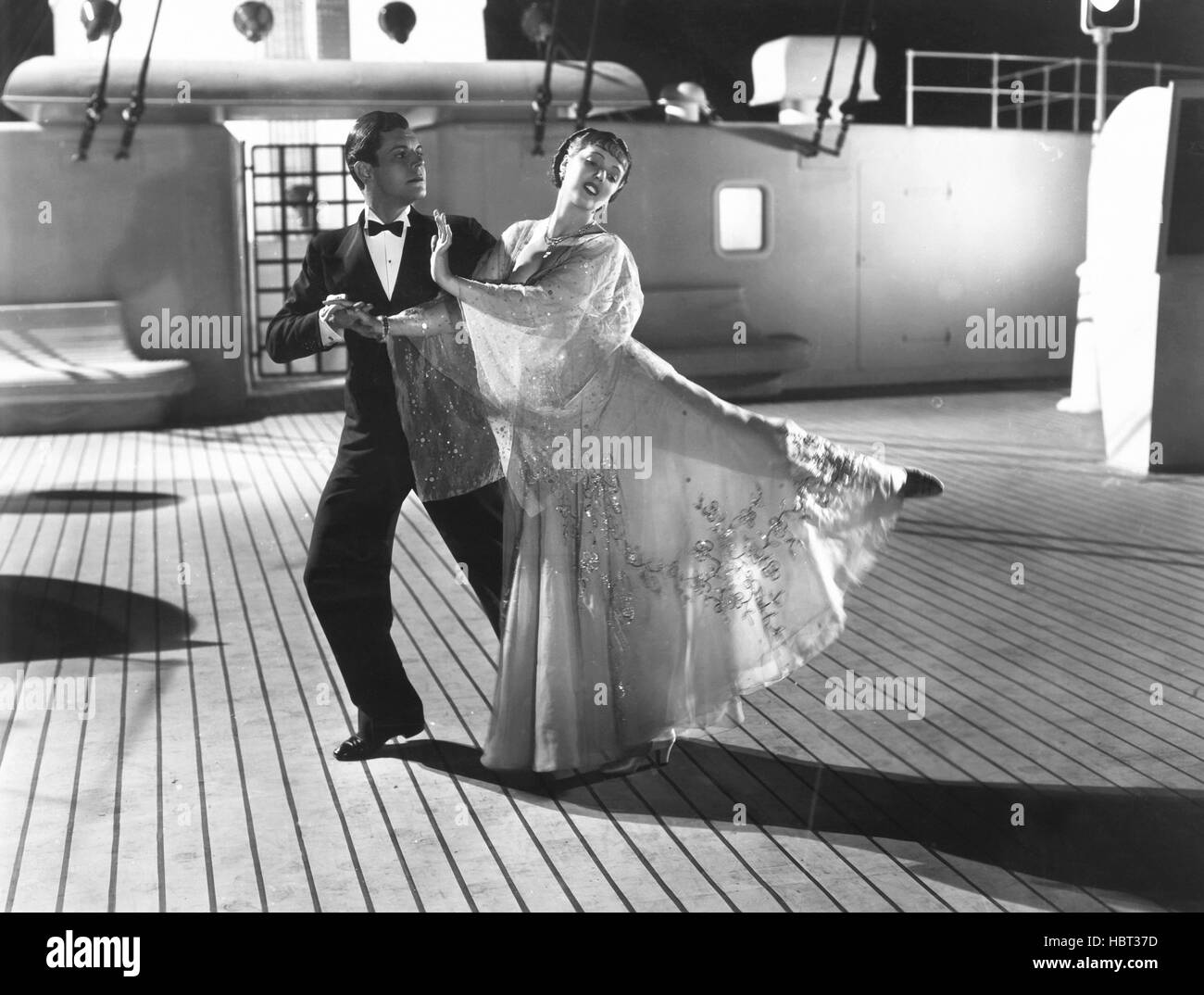 GANGWAY, from left: Barry MacKay, Jessie Matthews, 1937 Stock Photo - Alamy