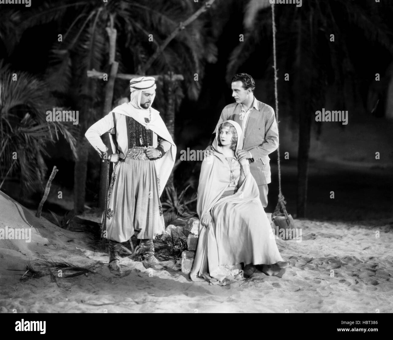 THE GARDEN OF ALLAH, center and right, Alice Terry, Ivan Petrovich ...