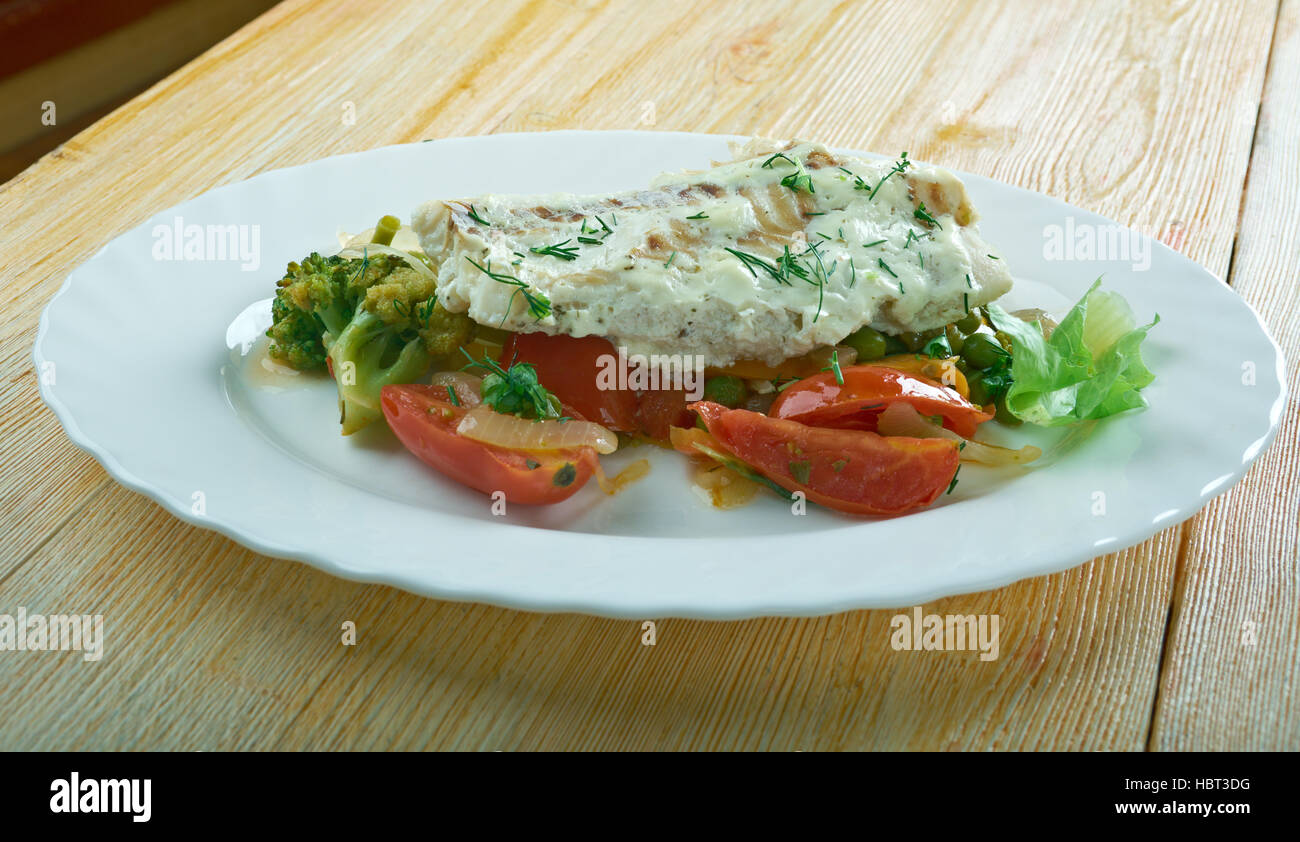 Acadian Cod .fish Acadian Style Stock Photo - Alamy