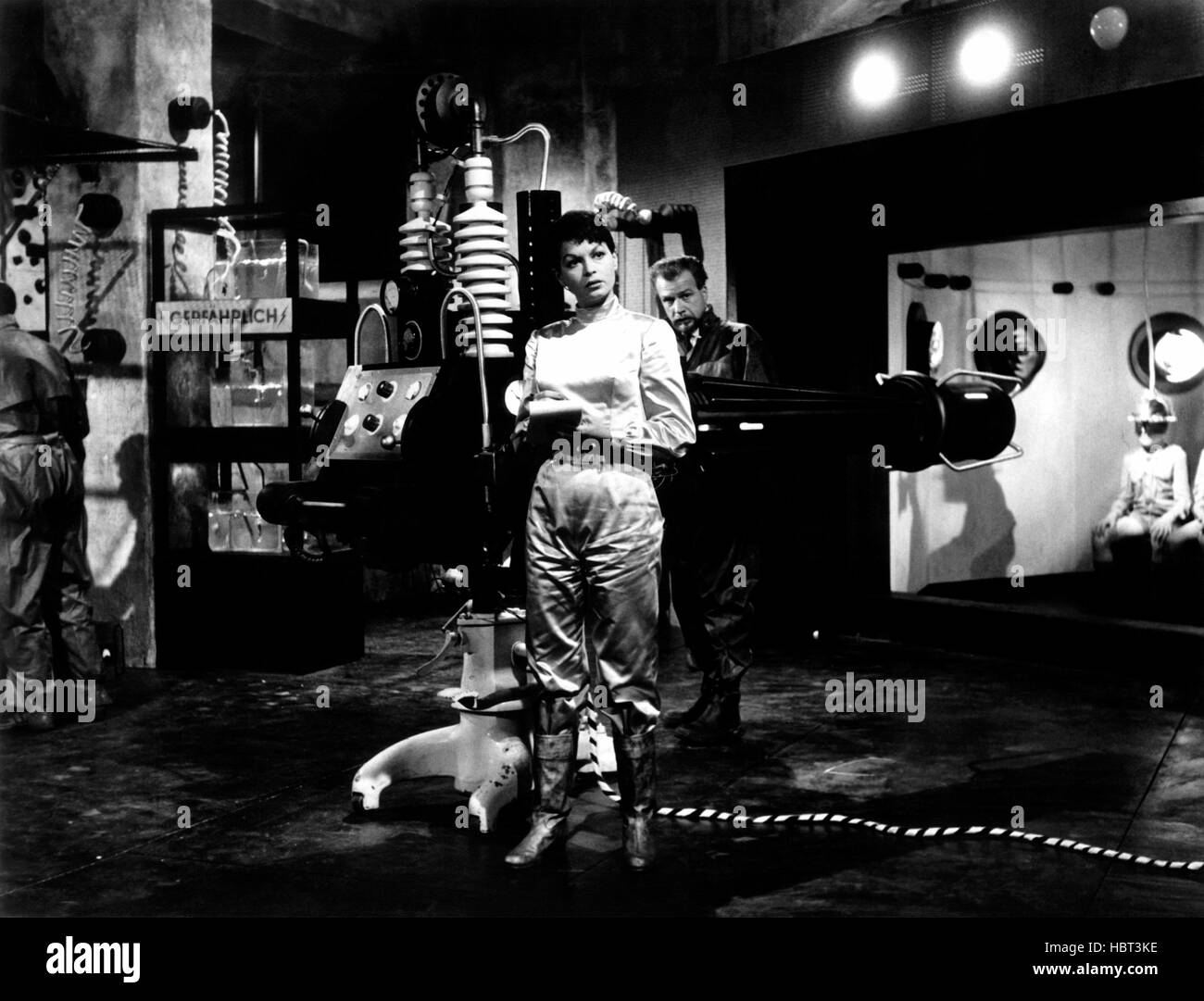 THE GAMMA PEOPLE, Eva Bartok, Walter Rilla, Olaf Pooley, 1956 Stock ...