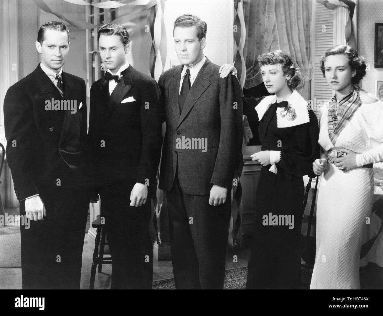 GENTLEMEN ARE BORN, from left: Franchot Tone, Robert Light, Dick Foran ...