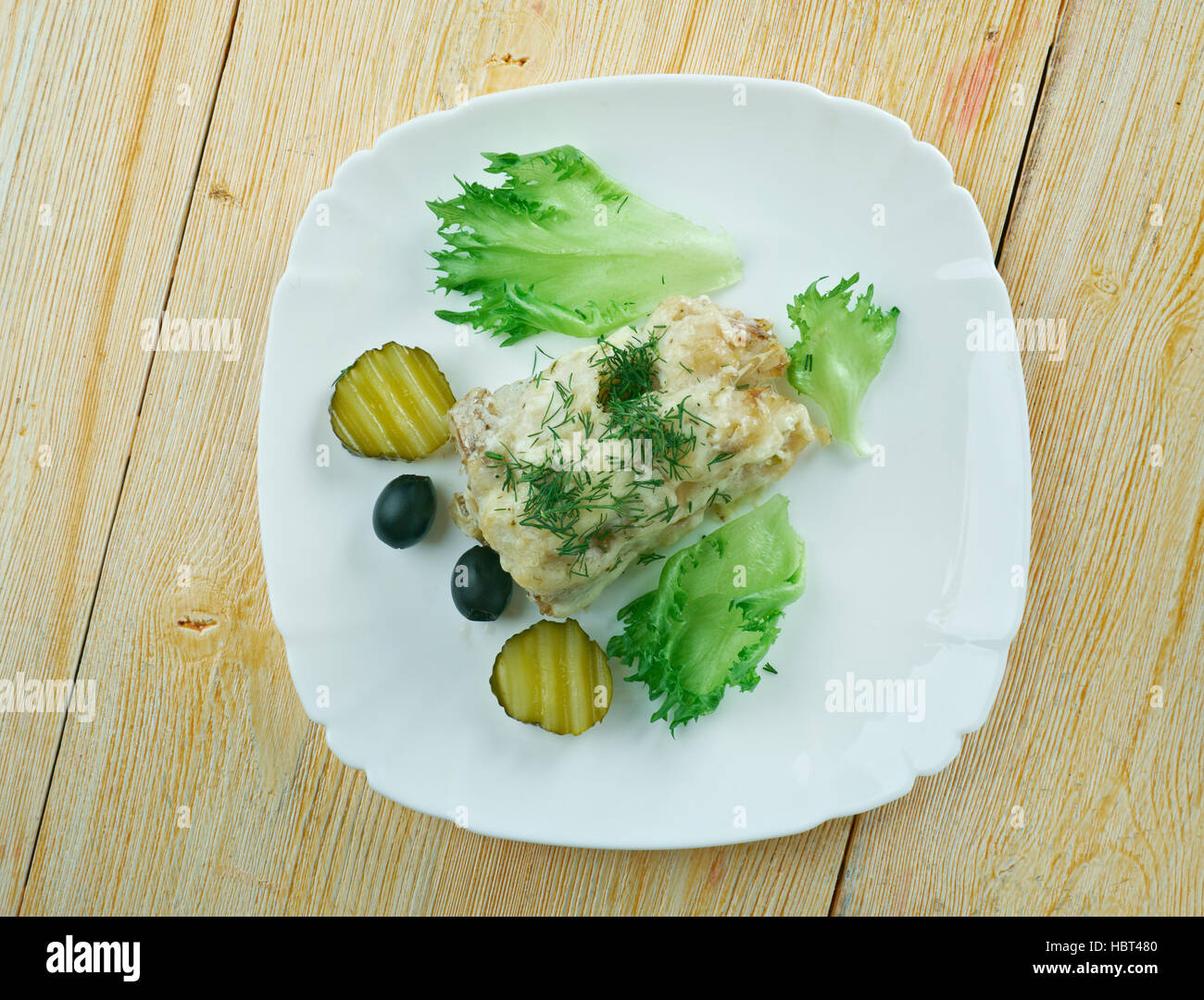 rock fish baked close up Stock Photo - Alamy