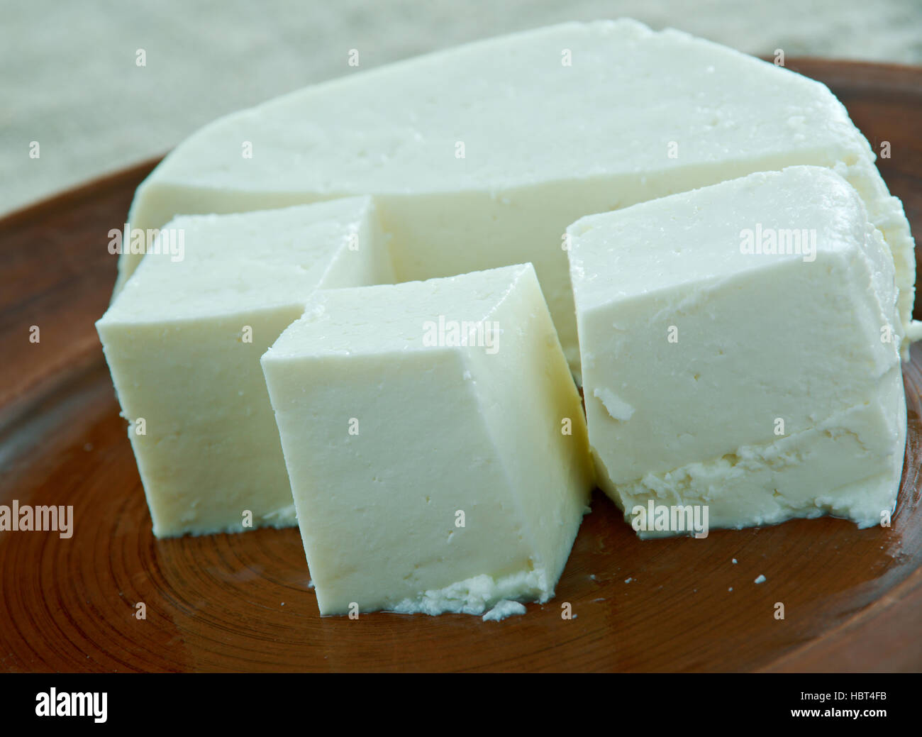 Lighvan cheese brined curd cheese traditionally made in Iran ...