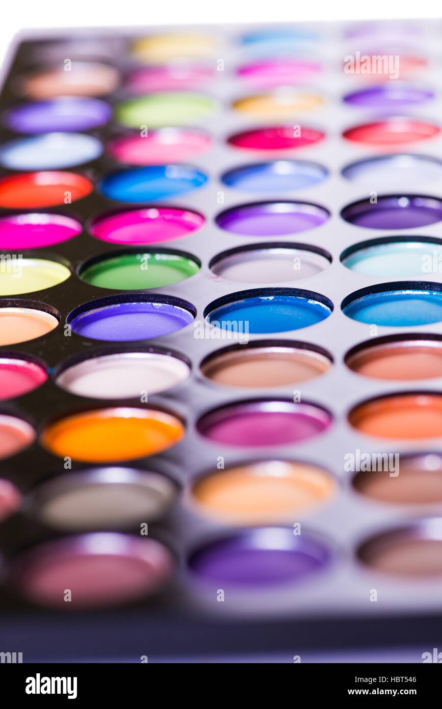 Artist palette isolated on white Stock Photo - Alamy