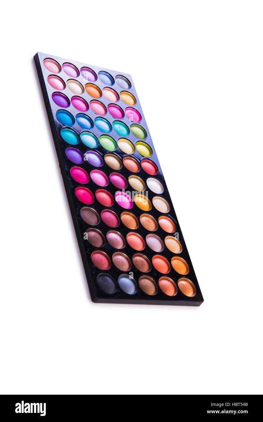 Artist palette isolated on white Stock Photo - Alamy