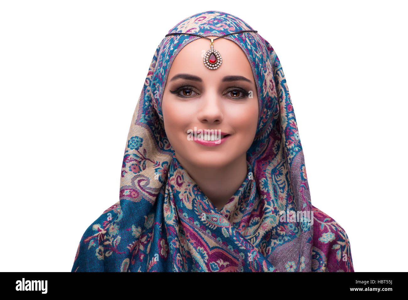 Woman in traditional muslim clothing Stock Photo - Alamy