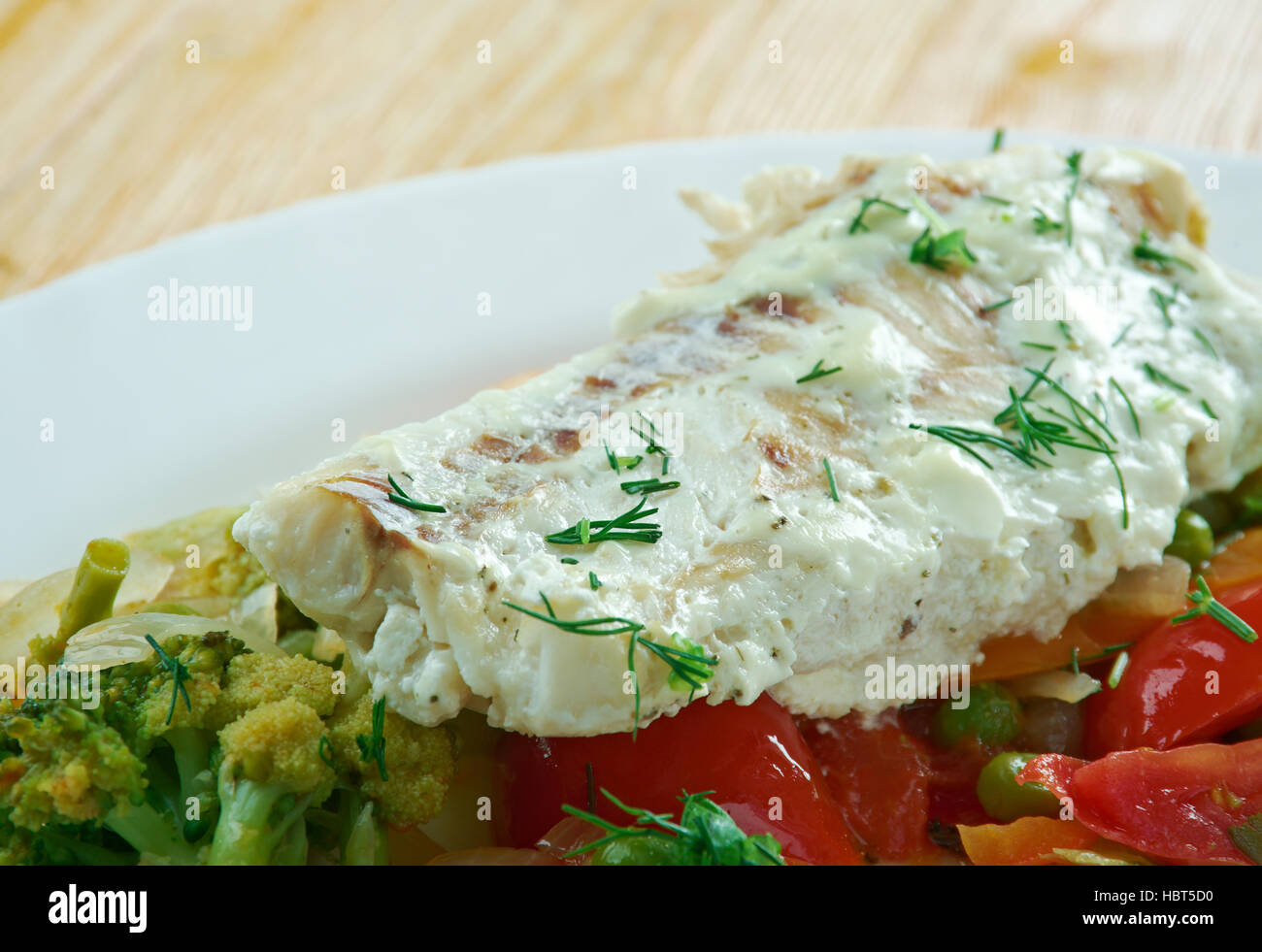 Acadian Cod .fish Acadian Style Stock Photo - Alamy