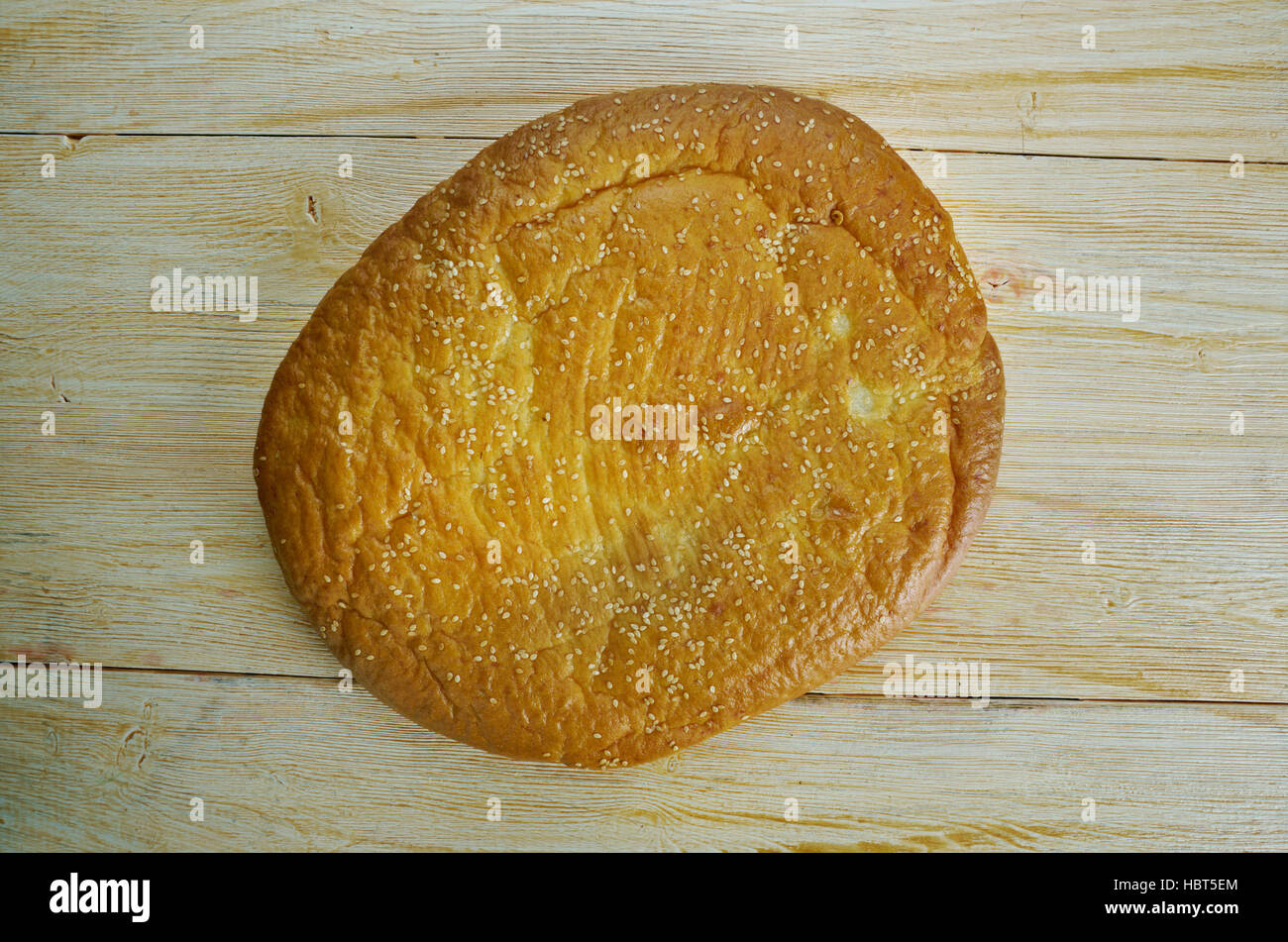 Khobz Dar Algerian wheat bread Stock Photo - Alamy