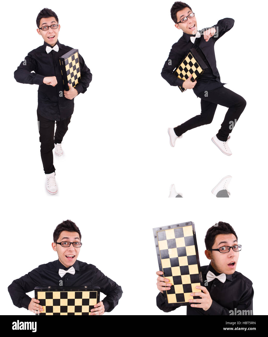 Funny chess player isolated on white Stock Photo - Alamy