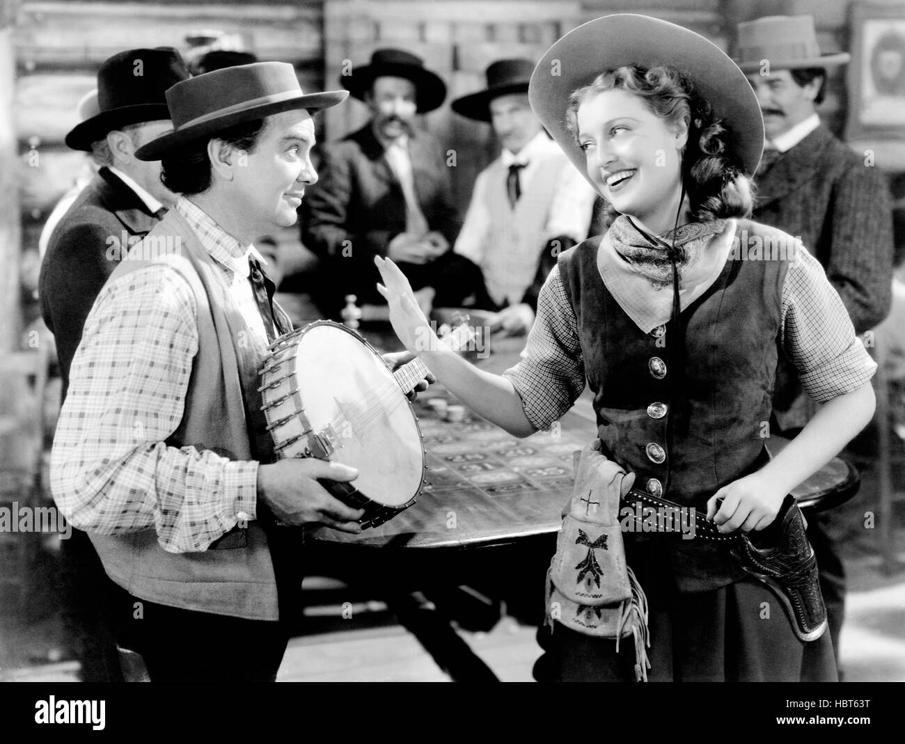 THE GIRL OF THE GOLDEN WEST, from left, Cliff Edwards, Jeanette MacDonald, 1938 Stock Photo - Alamy