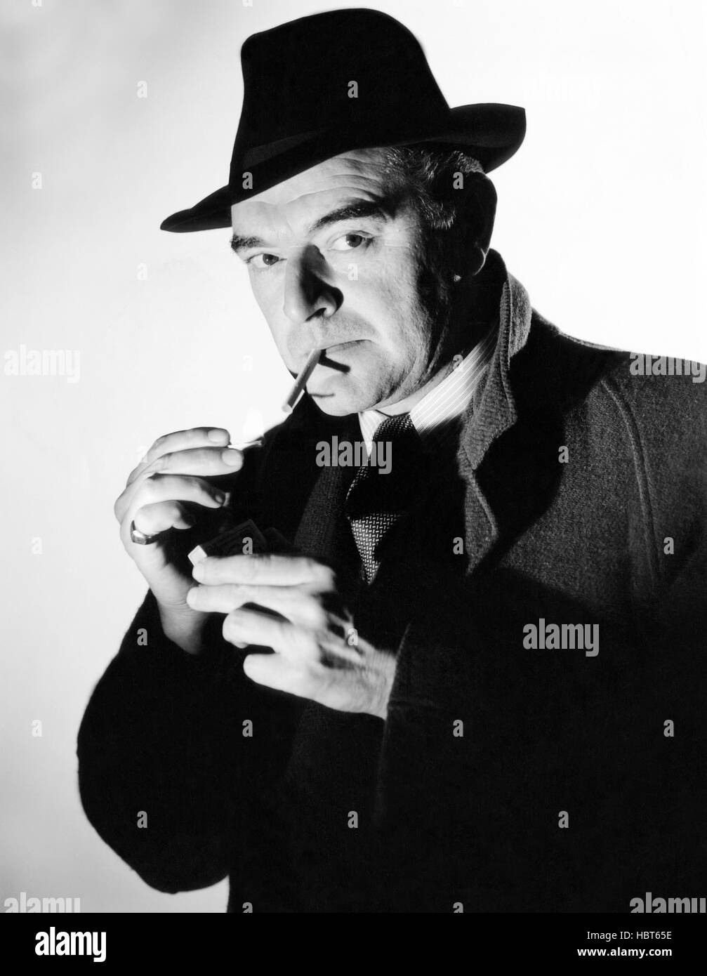 GIDEON OF SCOTLAND YARD, (aka GIDEON'S DAY), Jack Hawkins, 1958 Stock ...