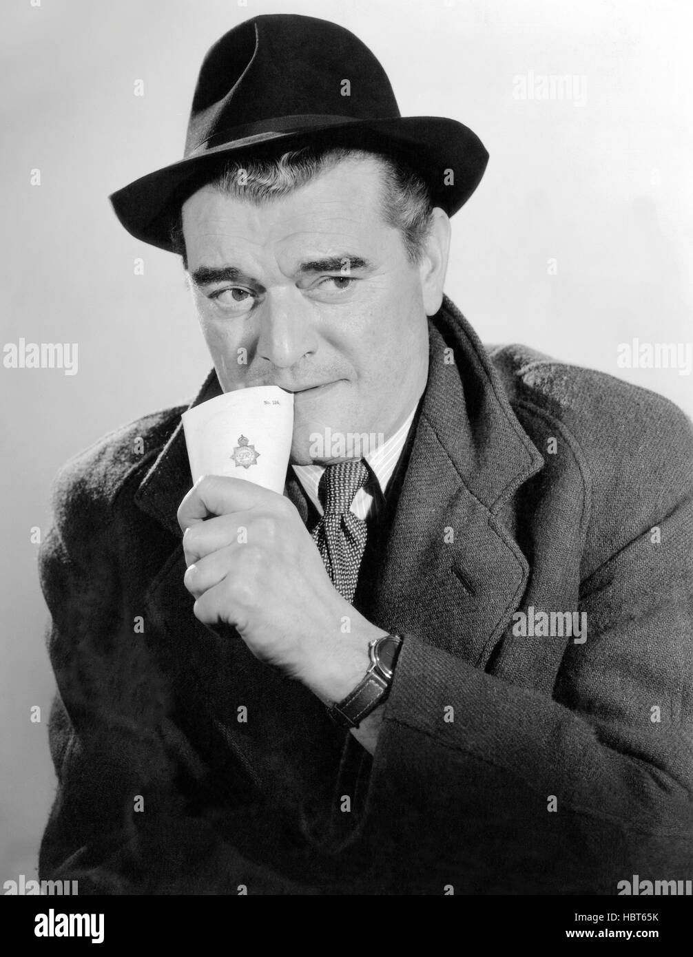 GIDEON OF SCOTLAND YARD, (aka GIDEON'S DAY), Jack Hawkins, 1958 Stock ...