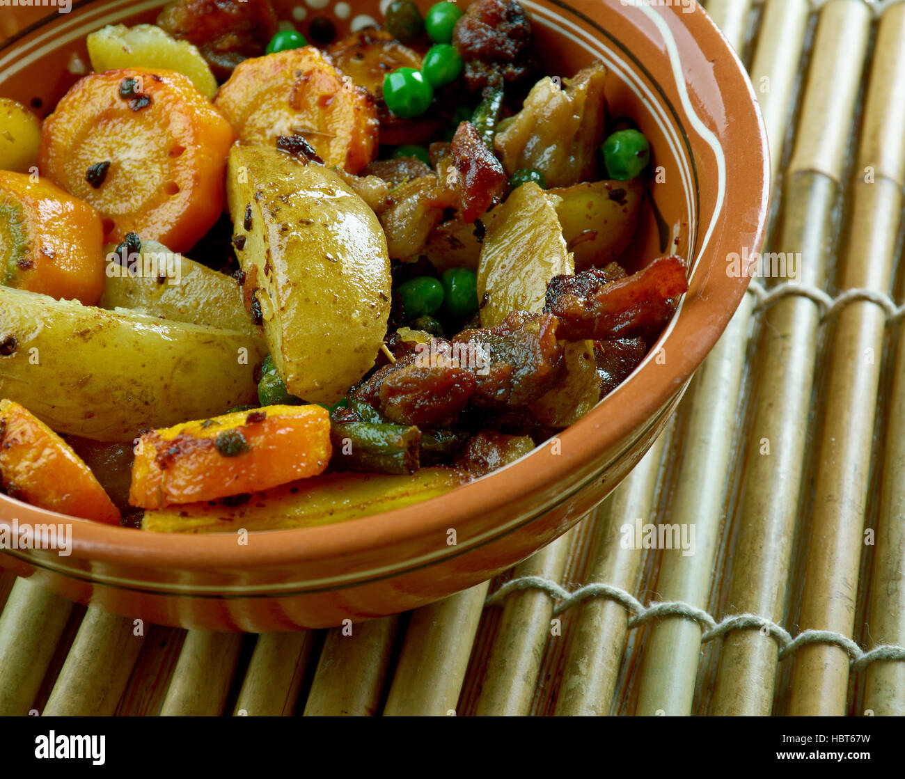 Bangaou - Chadian lamb stew. Africana Cuisine Stock Photo - Alamy