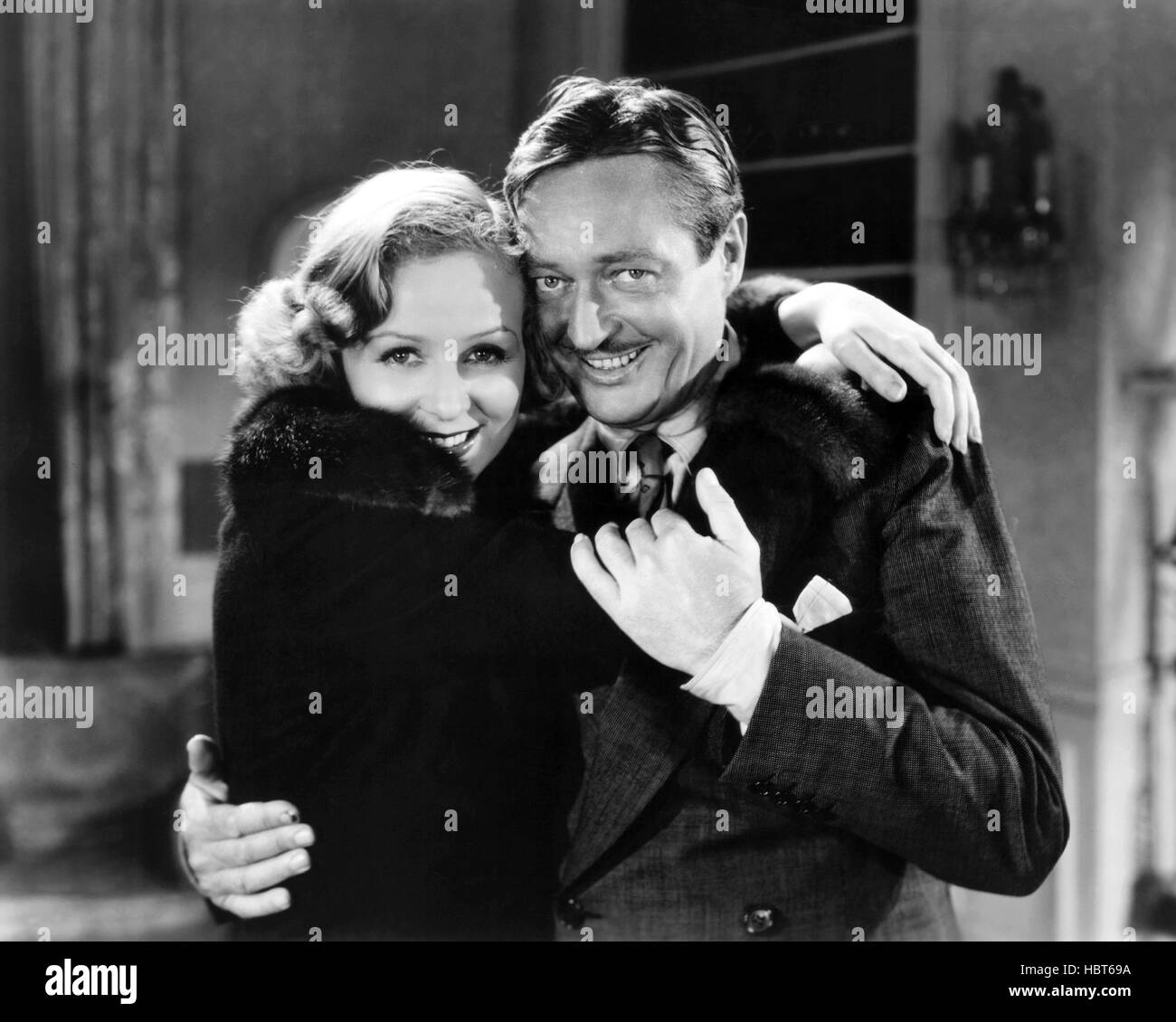 THE GIRL ON THE FRONT PAGE, from left: Gloria Stuart, Edmund Lowe, 1936 ...