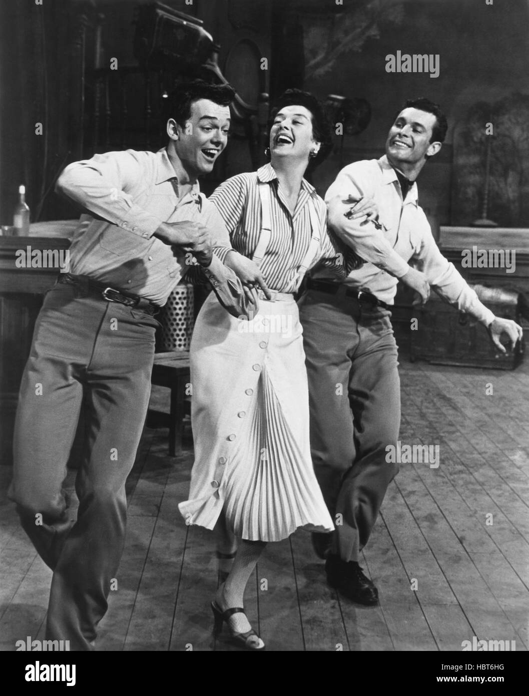 THE GIRL RUSH, Rosalind Russell (center), 1955 Stock Photo - Alamy