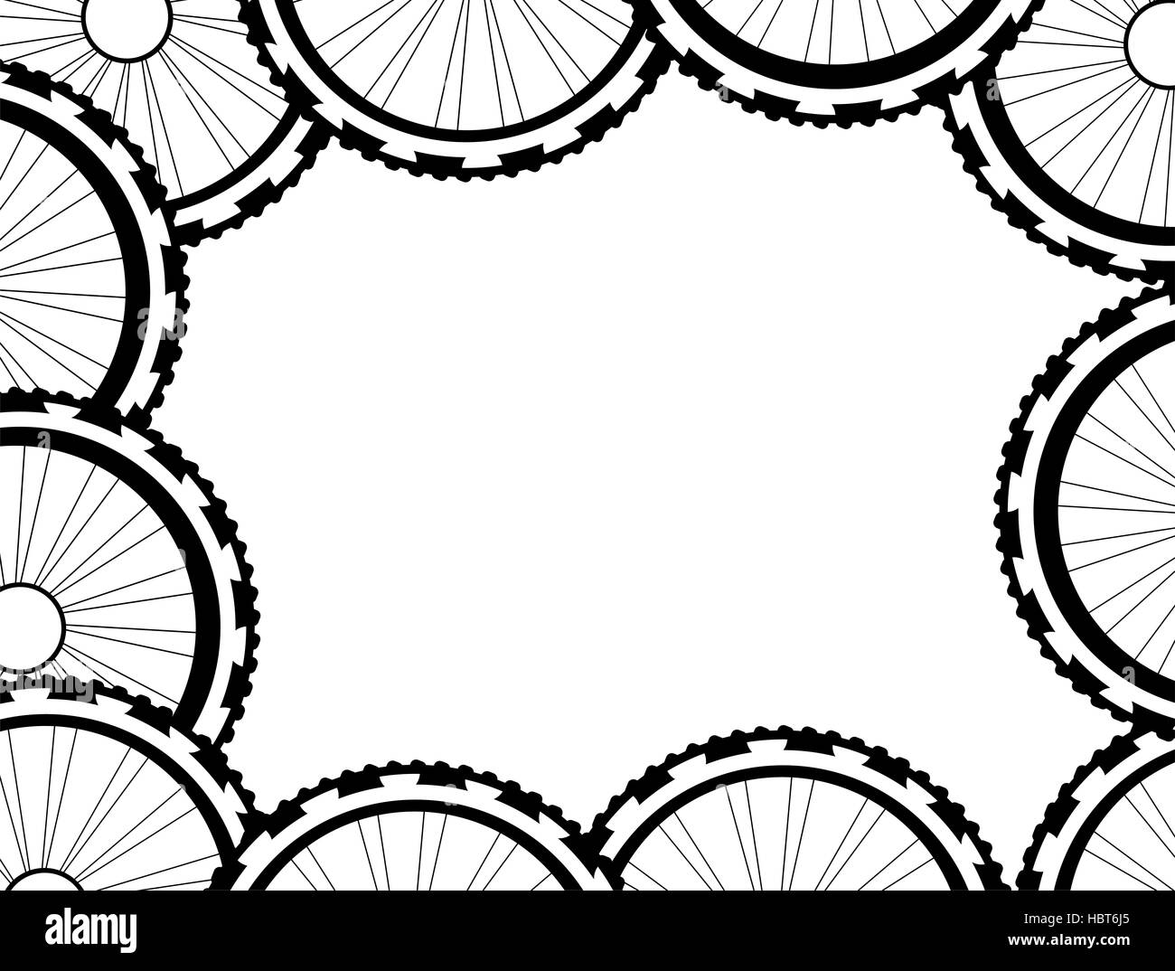 bike wheels background pattern. Pattern of bicycle wheels. bicycle ...
