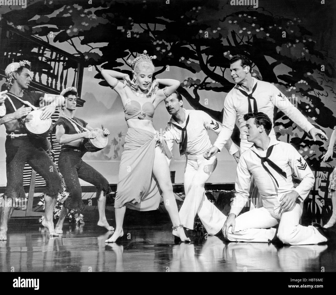 THE GIRL RUSH, Gloria DeHaven (center), 1955 Stock Photo - Alamy