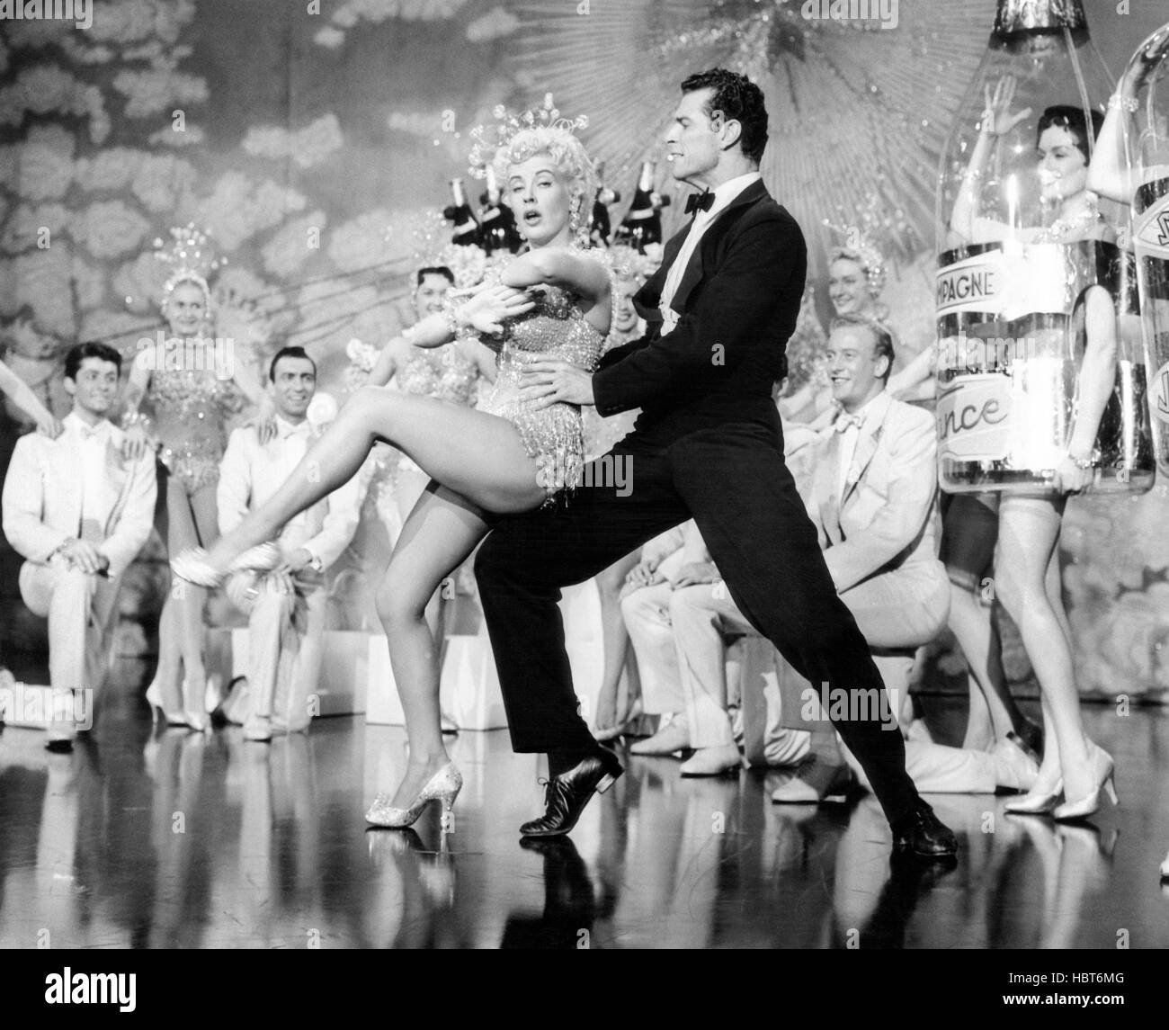 THE GIRL RUSH, from left: Gloria DeHaven, Robert Fortier, 1955 Stock ...