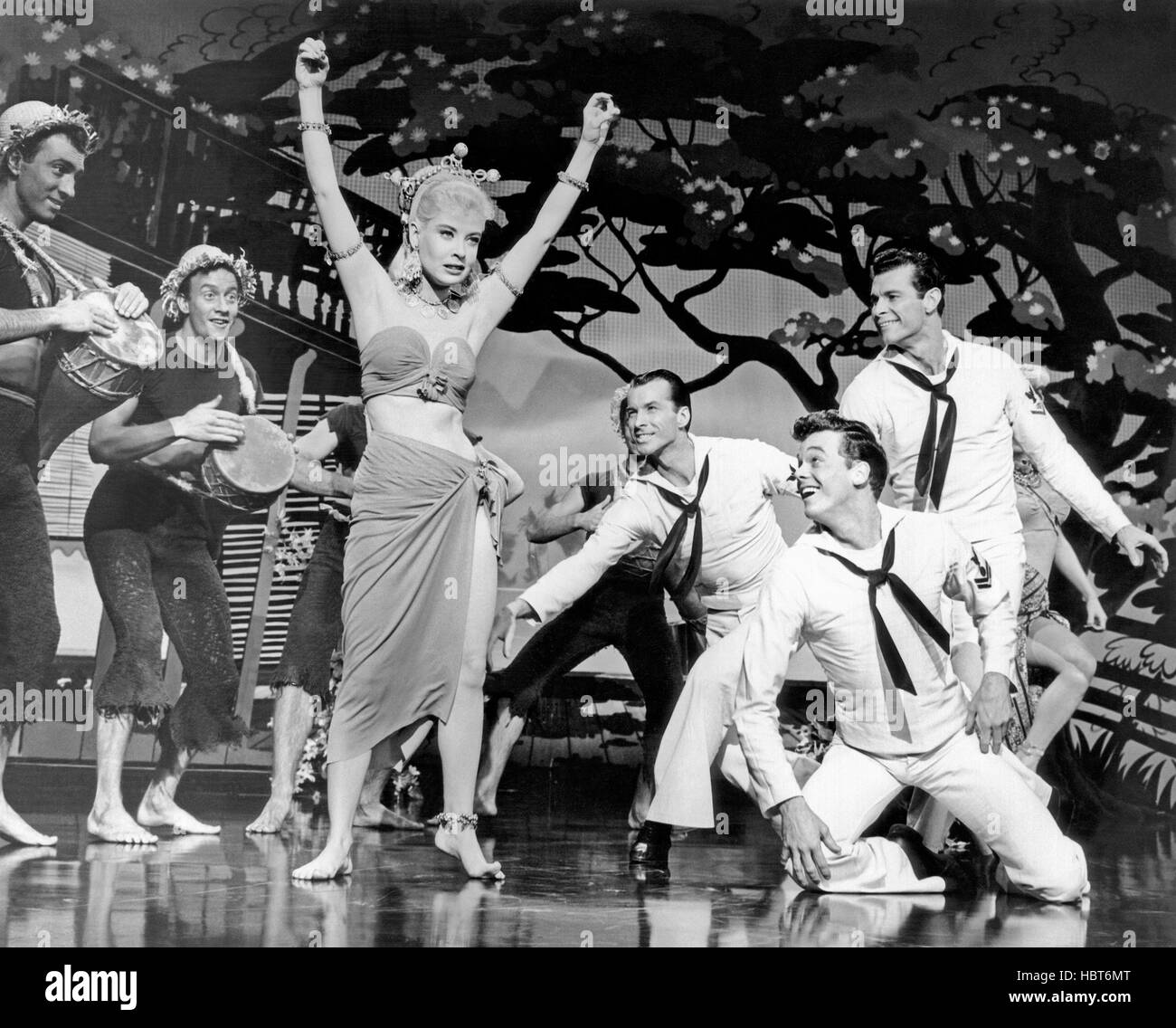 THE GIRL RUSH, Gloria DeHaven (center), 1955 Stock Photo - Alamy