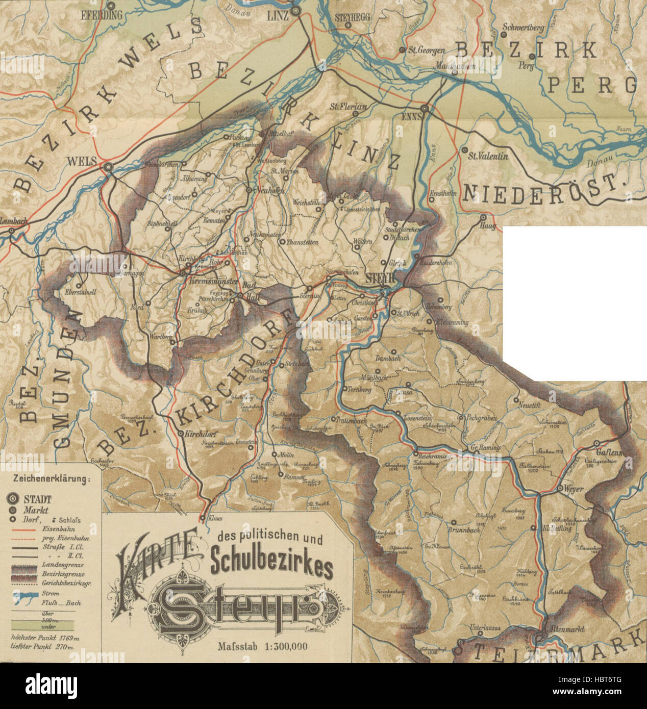 Steyr map hi-res stock photography and images - Alamy