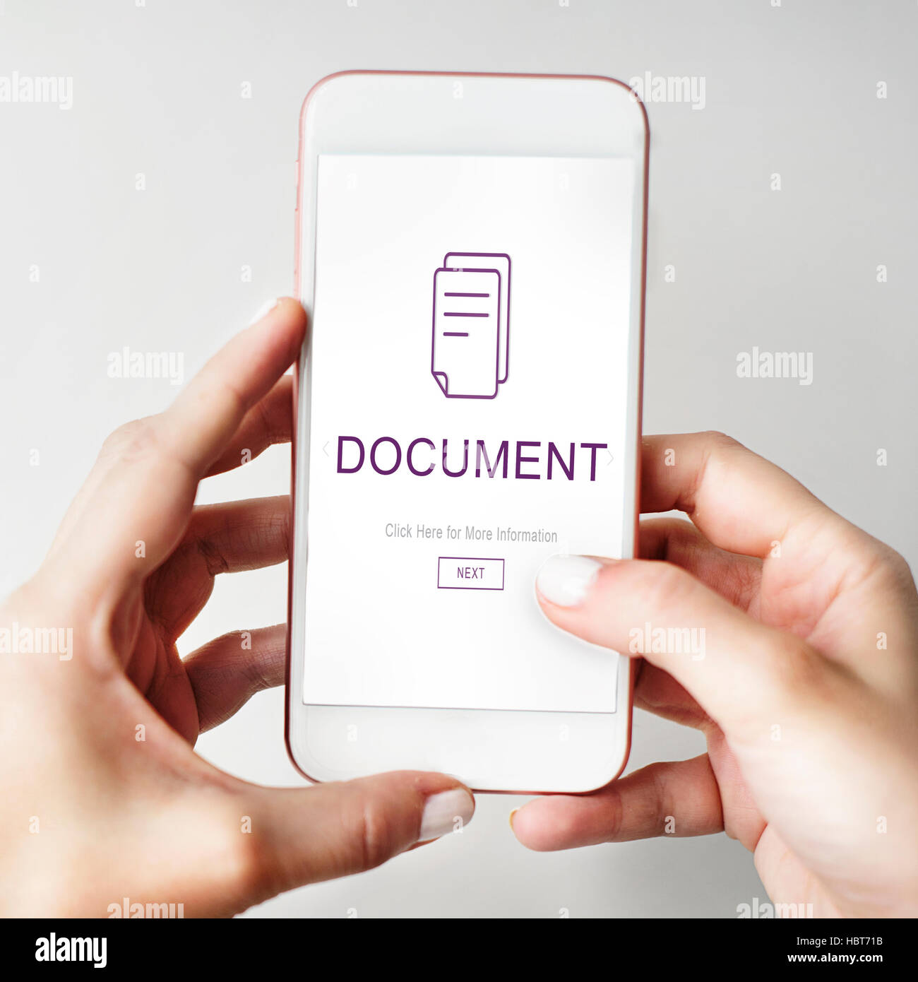 Document File Data Information Concept Stock Photo - Alamy