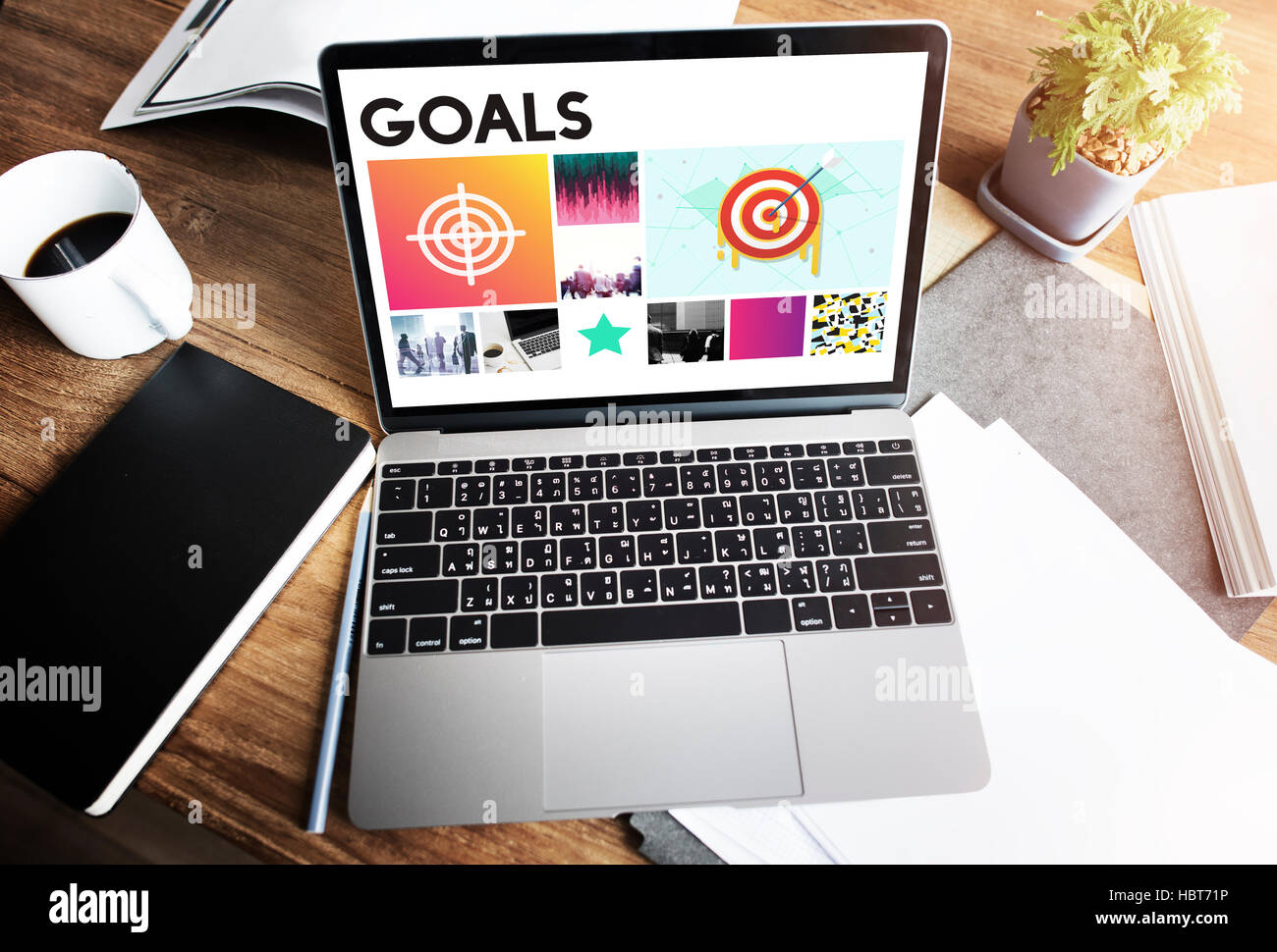 Launch Target Goals Rocketship Graphic Concept Stock Photo - Alamy