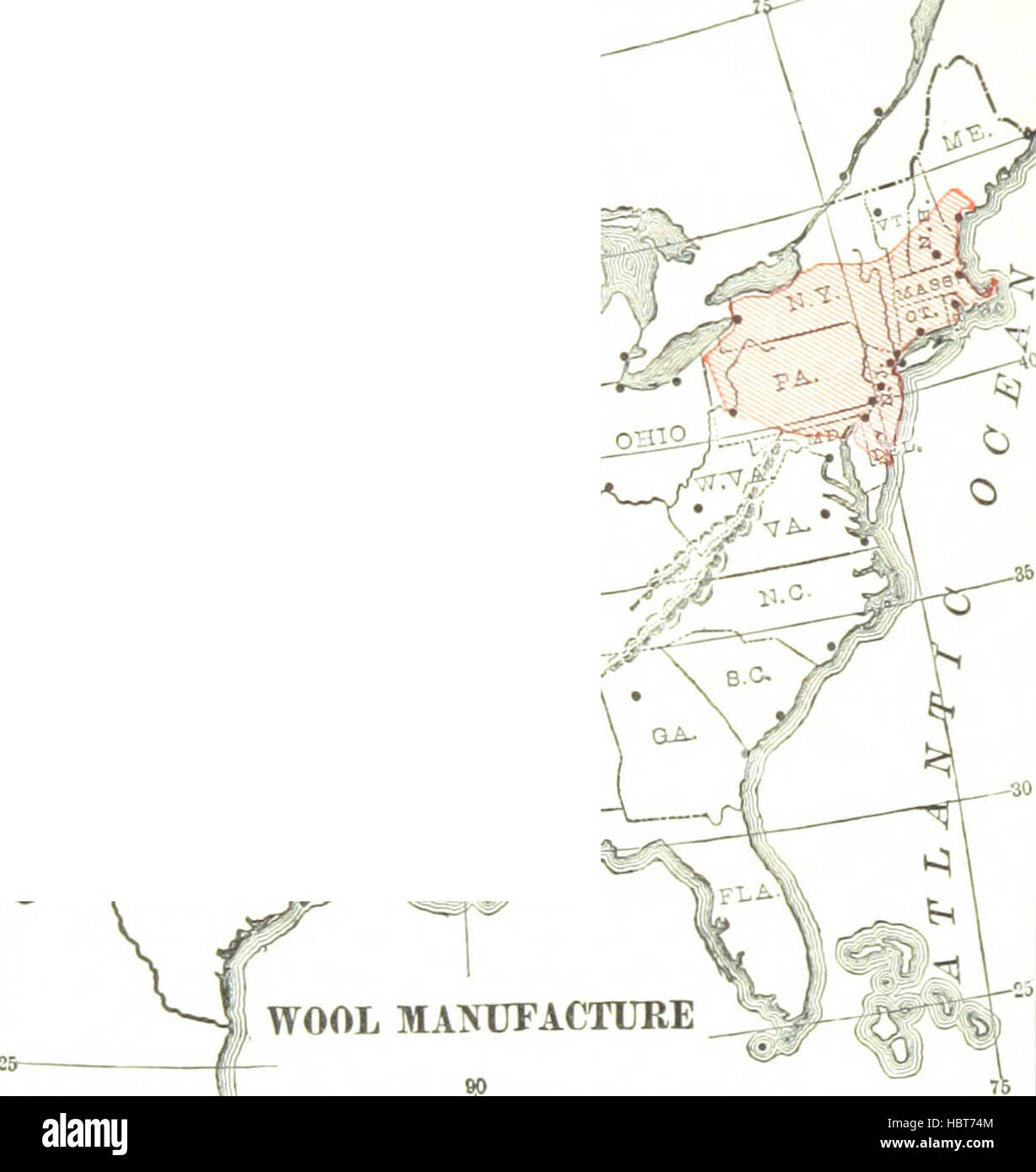 Scan of page 140 from 'Advanced Geography' showing maps, physical ...