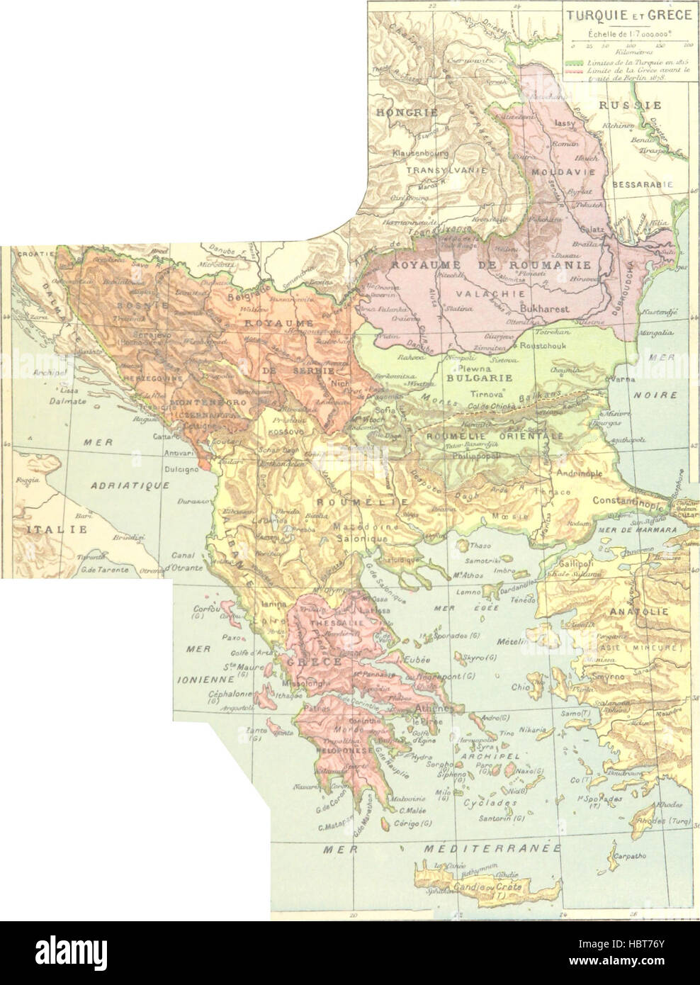 The illustration on page 119 of 'Géographie historique' depicts the ...