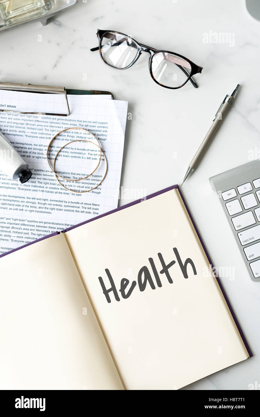 Health Wellbeing Wellness Hygiene Concept Stock Photo - Alamy