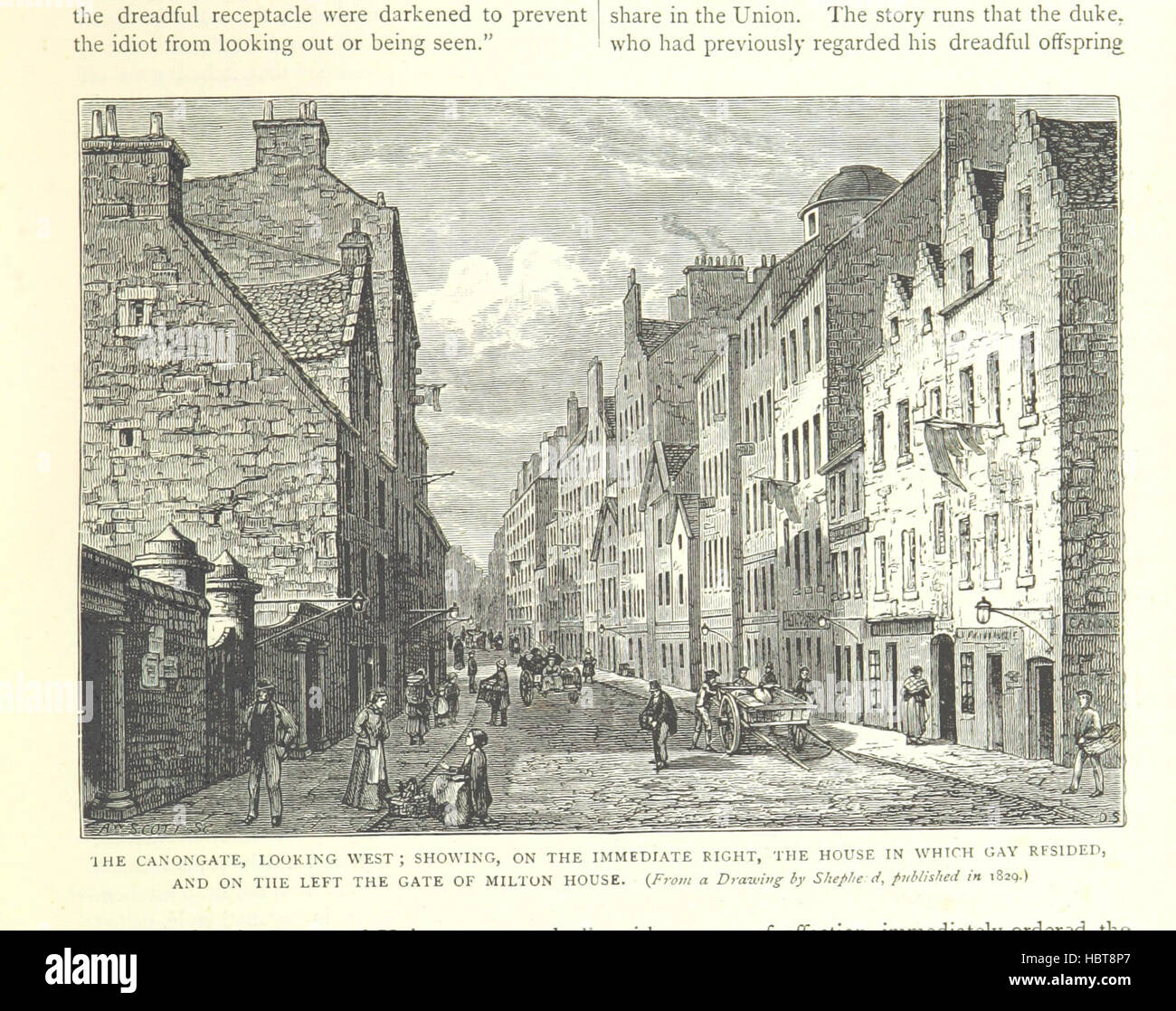 This page from 'Cassell's Old and New Edinburgh' illustrates the city ...