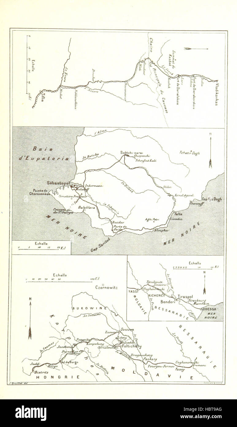 A scanned page from a travel narrative describing a canoe journey from ...