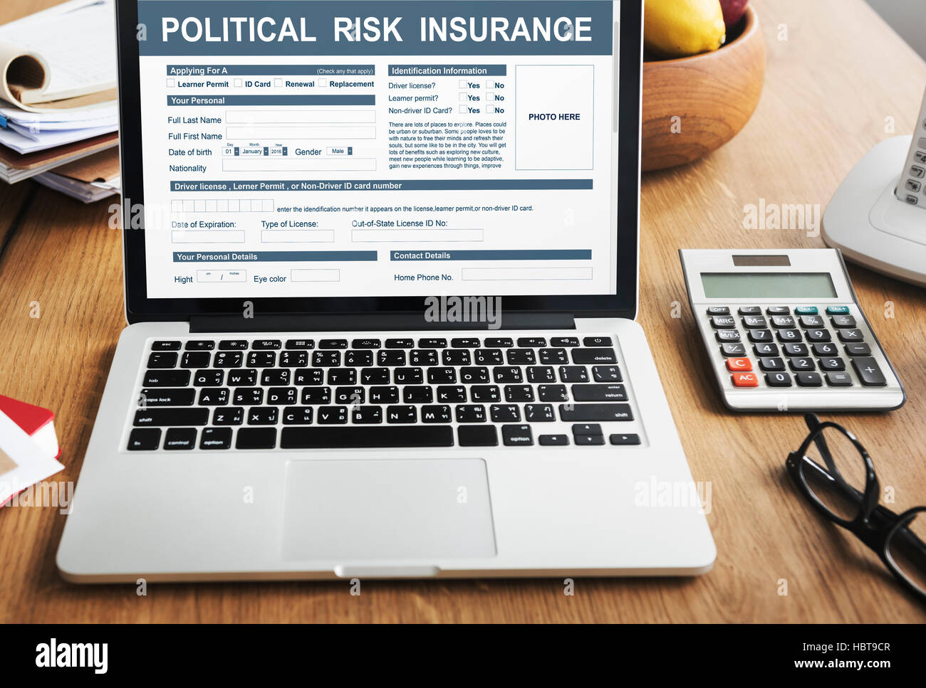 Political Risk Insurance Failure Financial Concept Stock Photo - Alamy