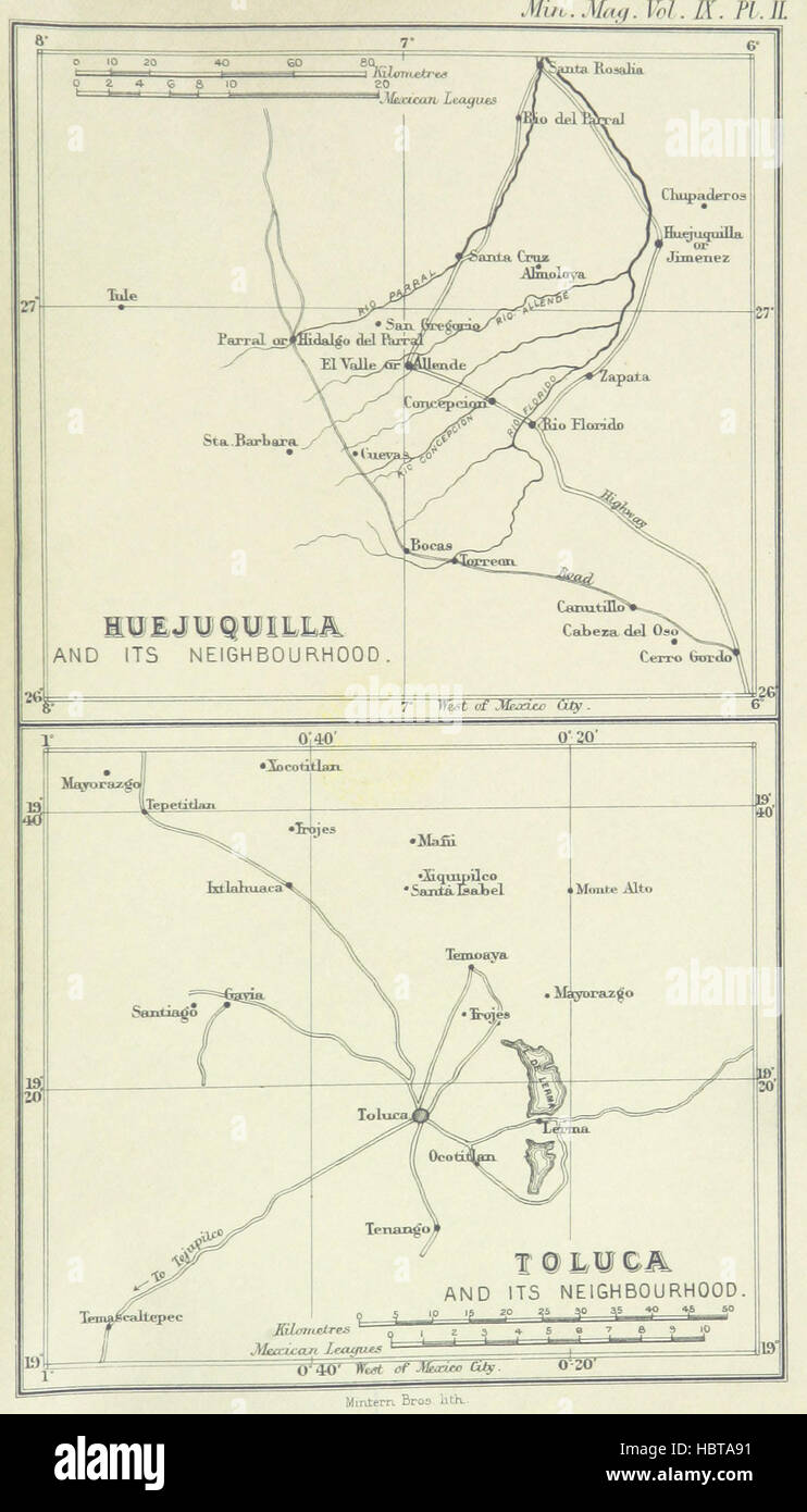 Image taken from page 95 of 'On the Mexican Meteorites,' focusing on ...