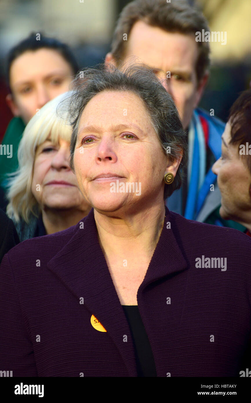 Susan Kramer / Baroness Kramer (LibDem) at an event on College Green ...