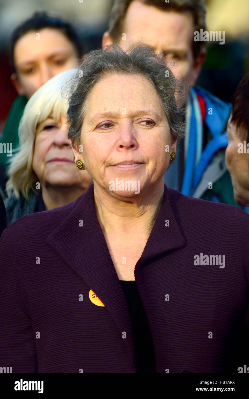 Susan Kramer / Baroness Kramer (LibDem) at an event on College Green ...