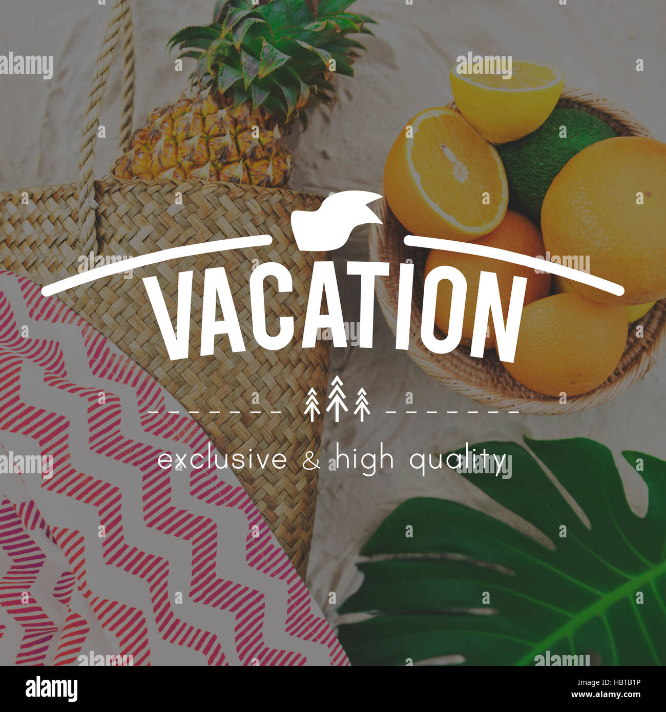 Vacation Relaxation Positive Vibes Concept Stock Photo - Alamy